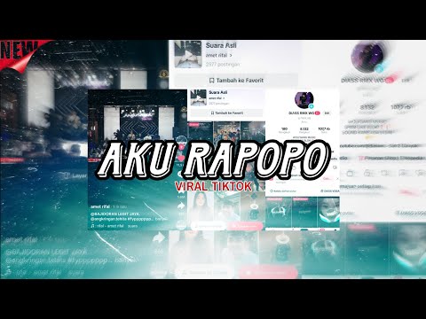 DJ AKU RAPOPO - JULIA PEREZ | VIRAL TIKTOK (BOOTLEG) | DIASS WG