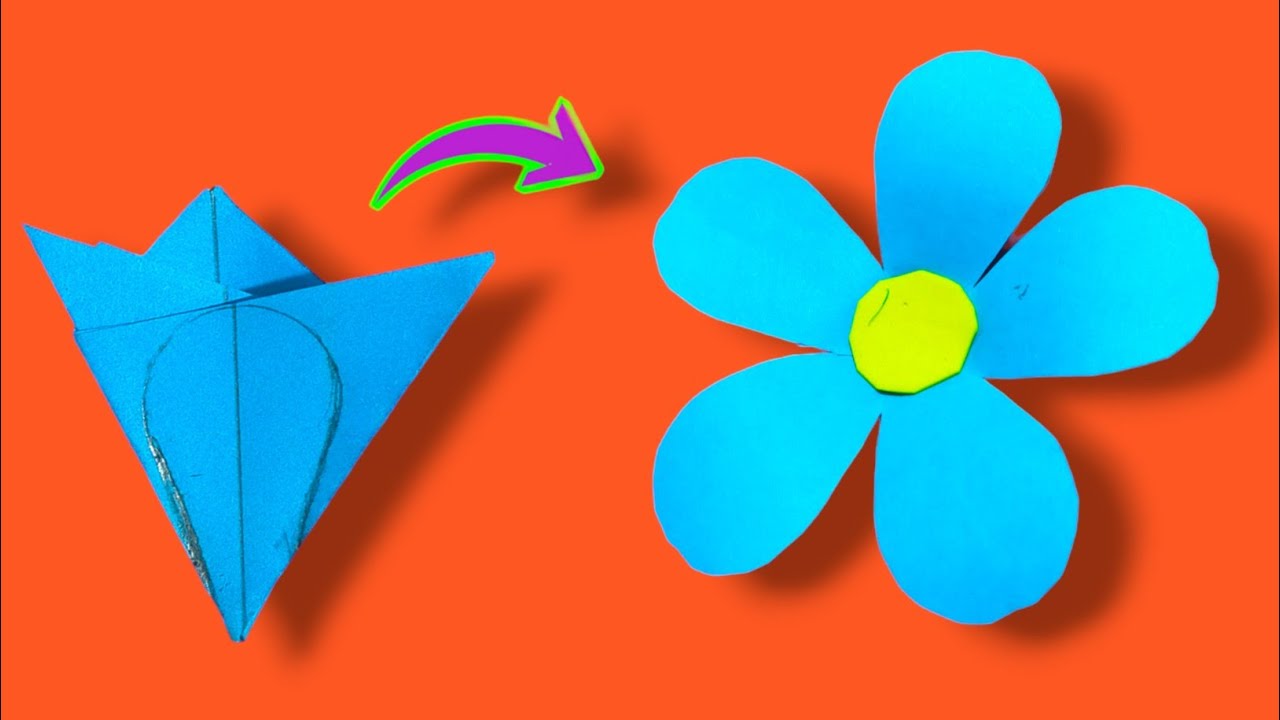 How to make Paper Flowers | DIY Easy Paper Flowers making Tutorial ...