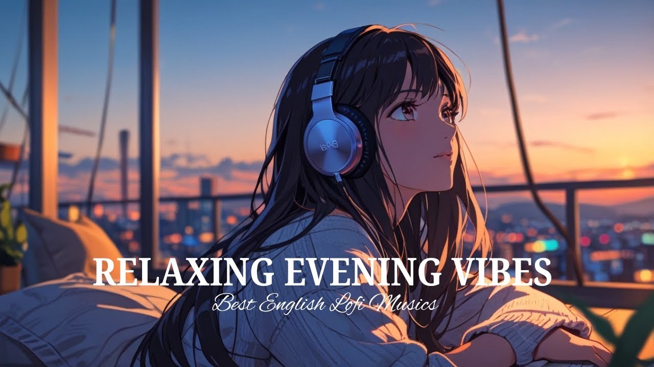 RELAXING EVENING VIBES MUSIC 😊 Relax and Recharge with Smooth Lofi 🍂🔋 ...