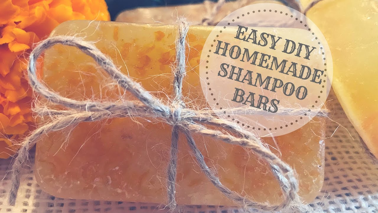 DIY SHAMPOO BARS||HOMEMADE WITH ESSENTIAL OILS - YouTube
