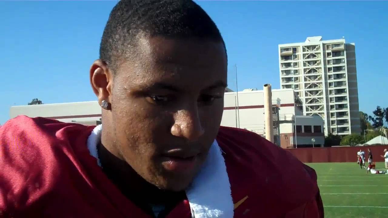 ESPNLosAngeles.com: USC linebacker Malcolm Smith talks after Sunday's scrimmage 8/8/10 - YouTube