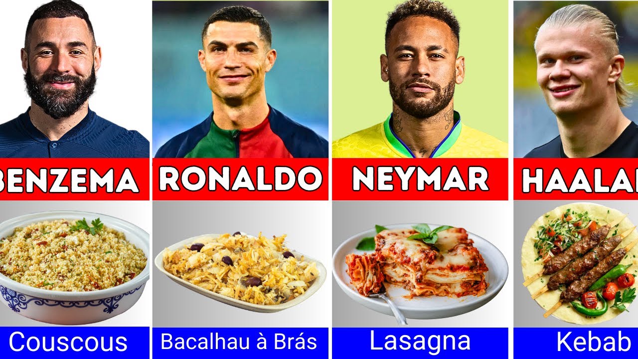 Famous Footballers And Their Favorite Foods - YouTube