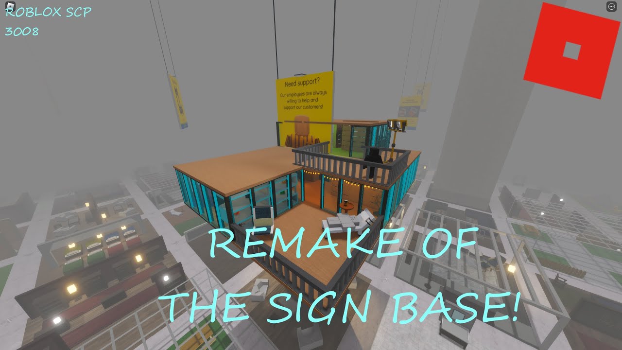 SIGN BASE!!! ROBLOX SCP 3008 - YouTube