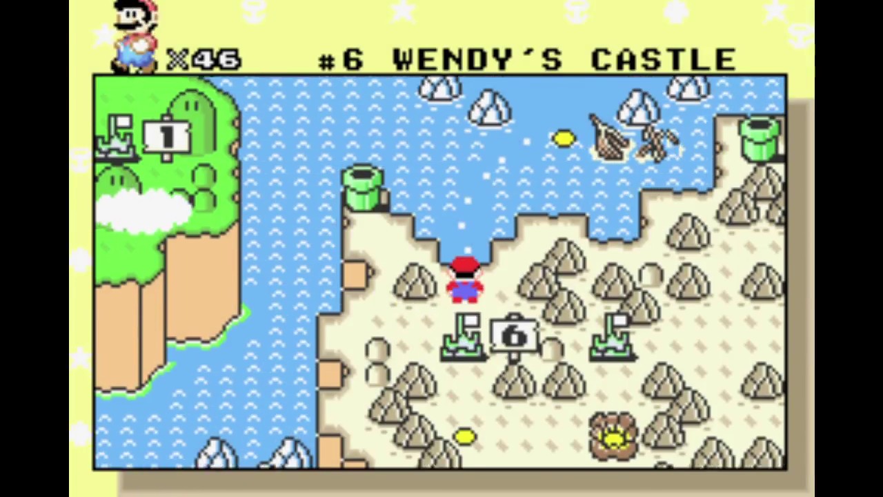 Super Mario World: Super Mario Advanced 2 Walkthrough | #6 Wendy's ...