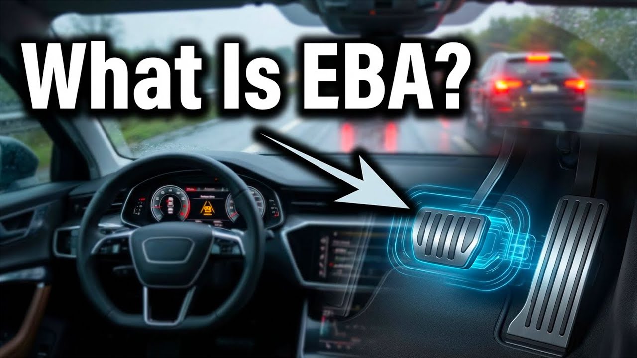 What Is EBA? - Emergency Brake Assist Safety Feature - YouTube