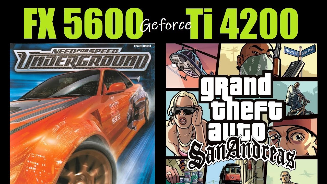 Nvidia Geforce FX 5600 Vs Geforce 4 Ti 4200 8x I Test In 4 Games YouTube