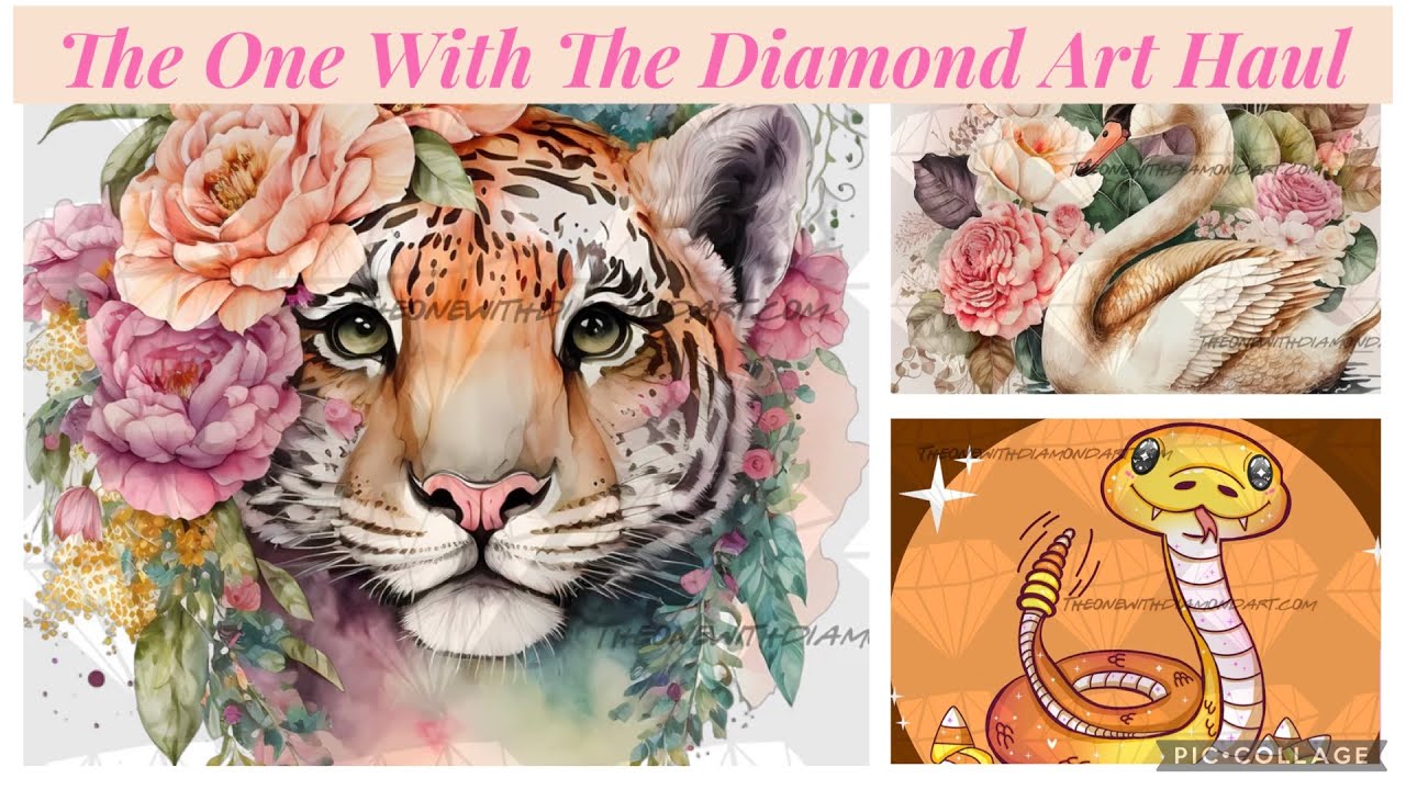 Diamond Paintings from The One with The Diamond Art- unboxing 3 ...