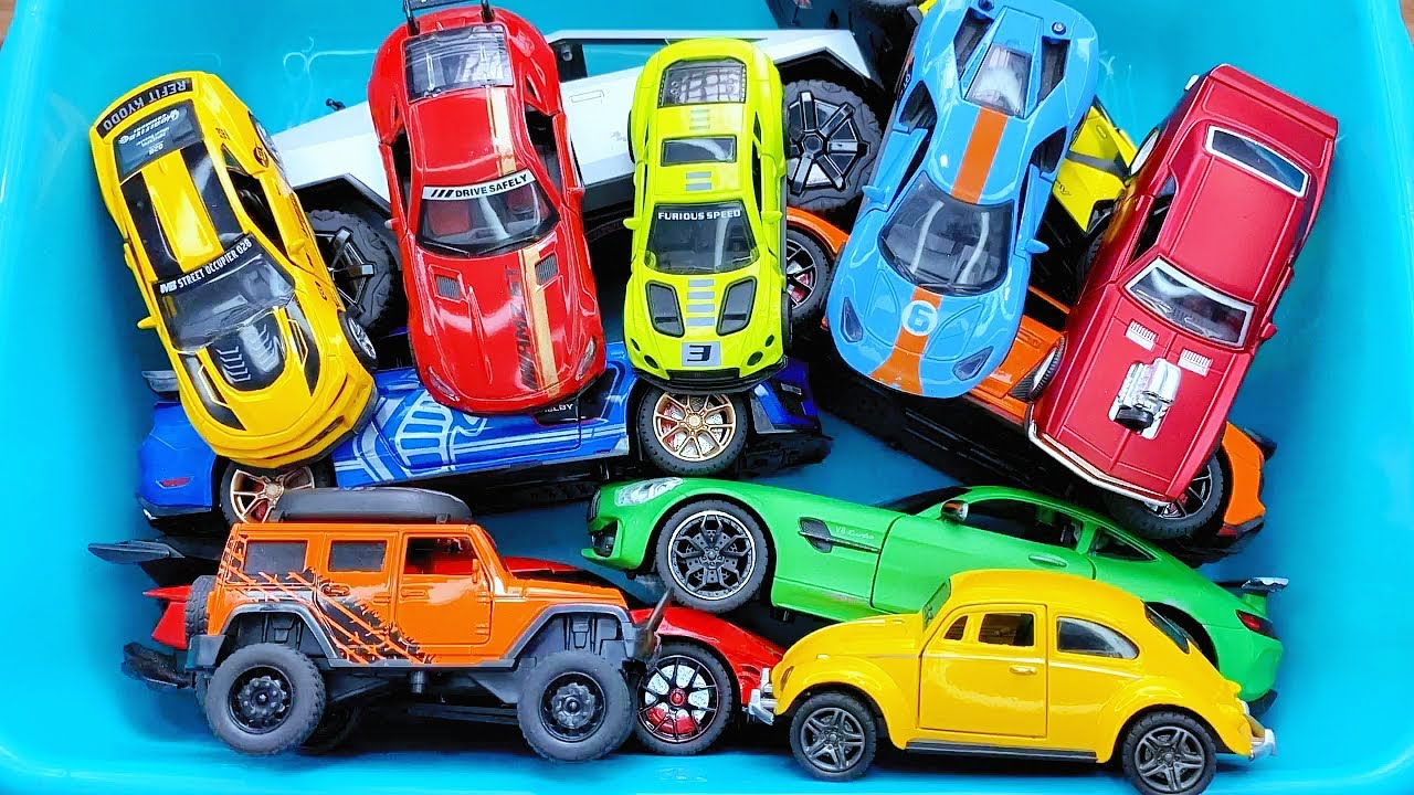 Box Full of Model Cars - Mazda Mx5, Koenigesgg Jeko, Toy car collection ...