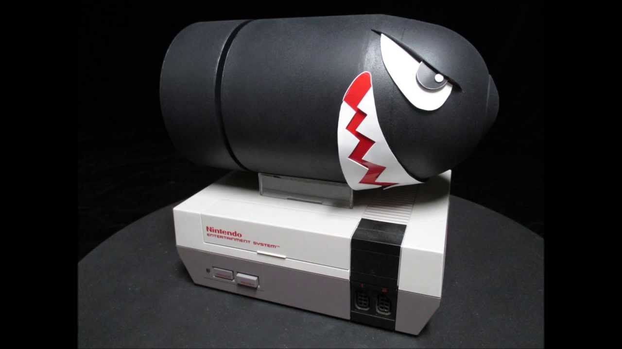 Super Mario Bros. NES "Bullet Bill" (Banzai Bill) Nintendo-custom - YouTube