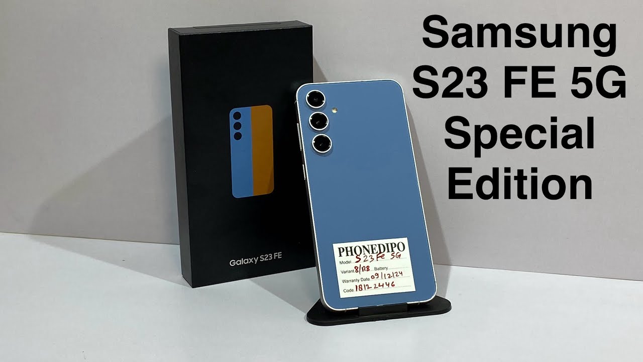 Samsung S23 FE 5G Special Edition Limited 8GB/128GB Indigo Warranty ...