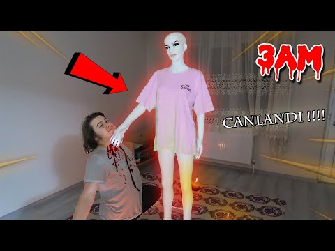 (SALDIRDI) GECE 3'te SAKIN CANSIZ MANKENİ CANLANDIRMAYIN !! *Dark Web Cansız Manken*