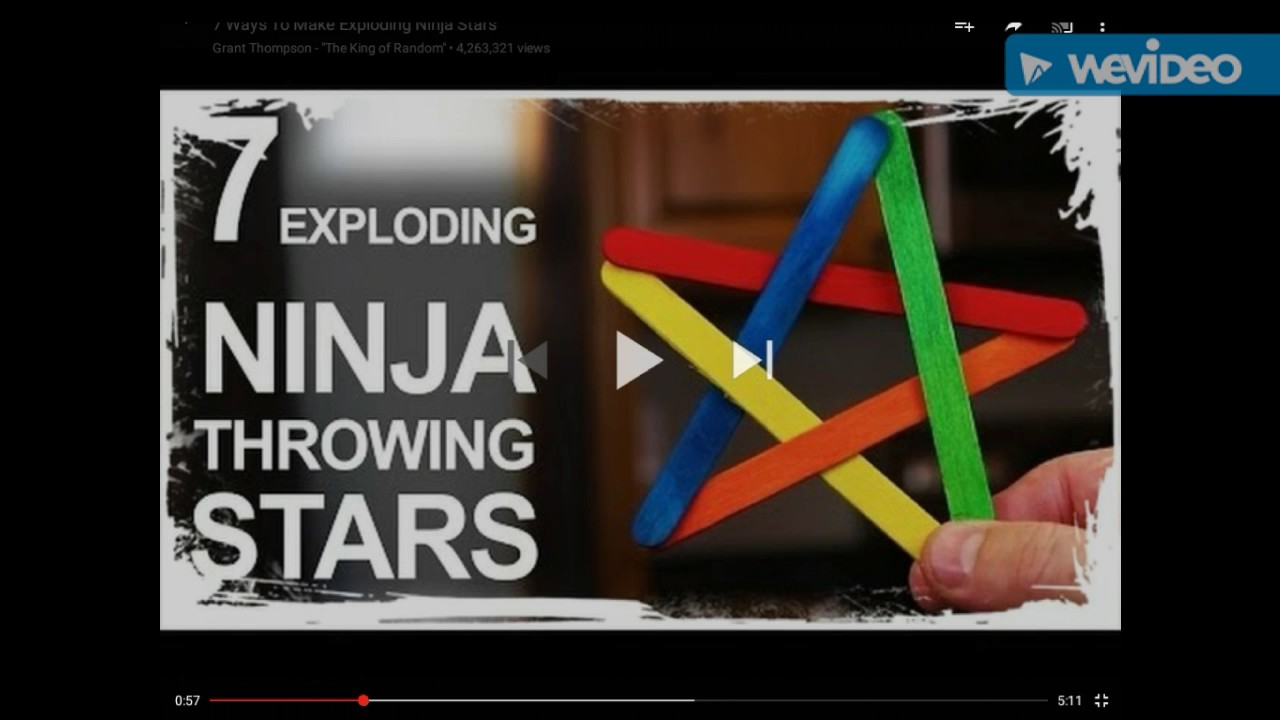 Making My Own Exploding Ninja Stars! - YouTube
