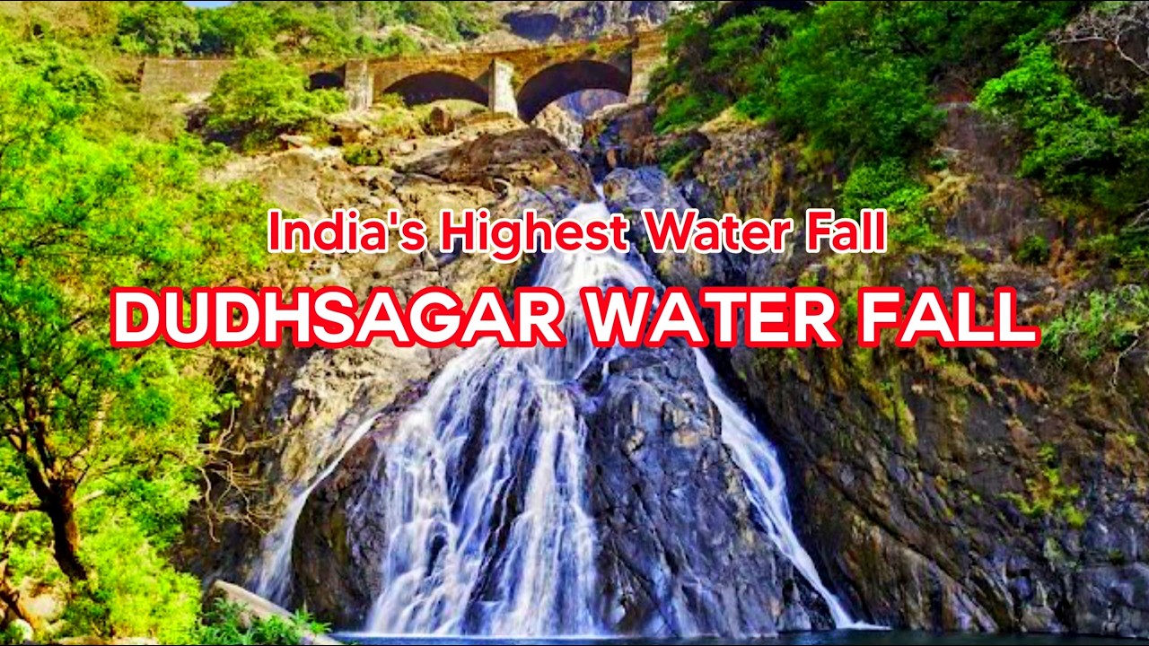 Dudhsagar Waterfall Collem Goa ⁠@TravelTime-42 - YouTube