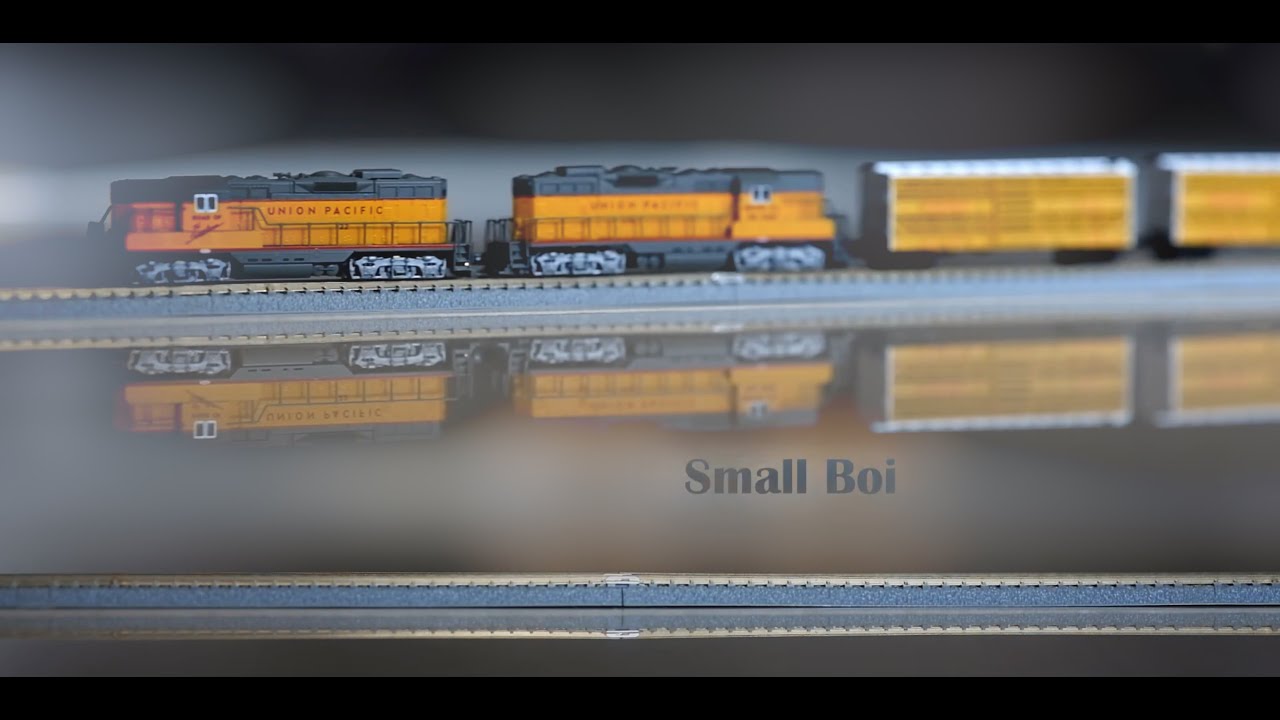 Small Boi - Z Scale Model Train GP7 from American Z Line, cars from ...