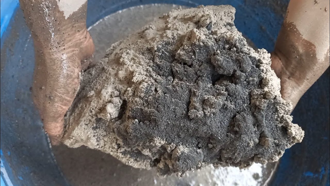 dusty soft charcoal ashes chunks crumbling in water dry | satisfying ...