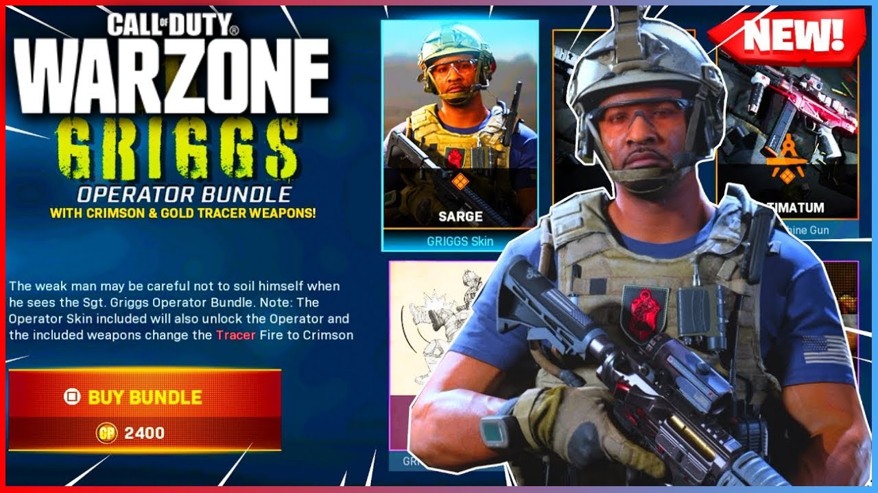 SGT Griggs Pack! | Call of Duty: Warzone Pacific - YouTube
