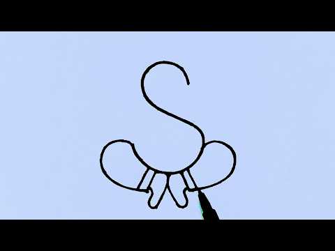 Easy Lord Ganesha drawing from S letter step by step // Easy Lord Ganesh Chaturthi drawing