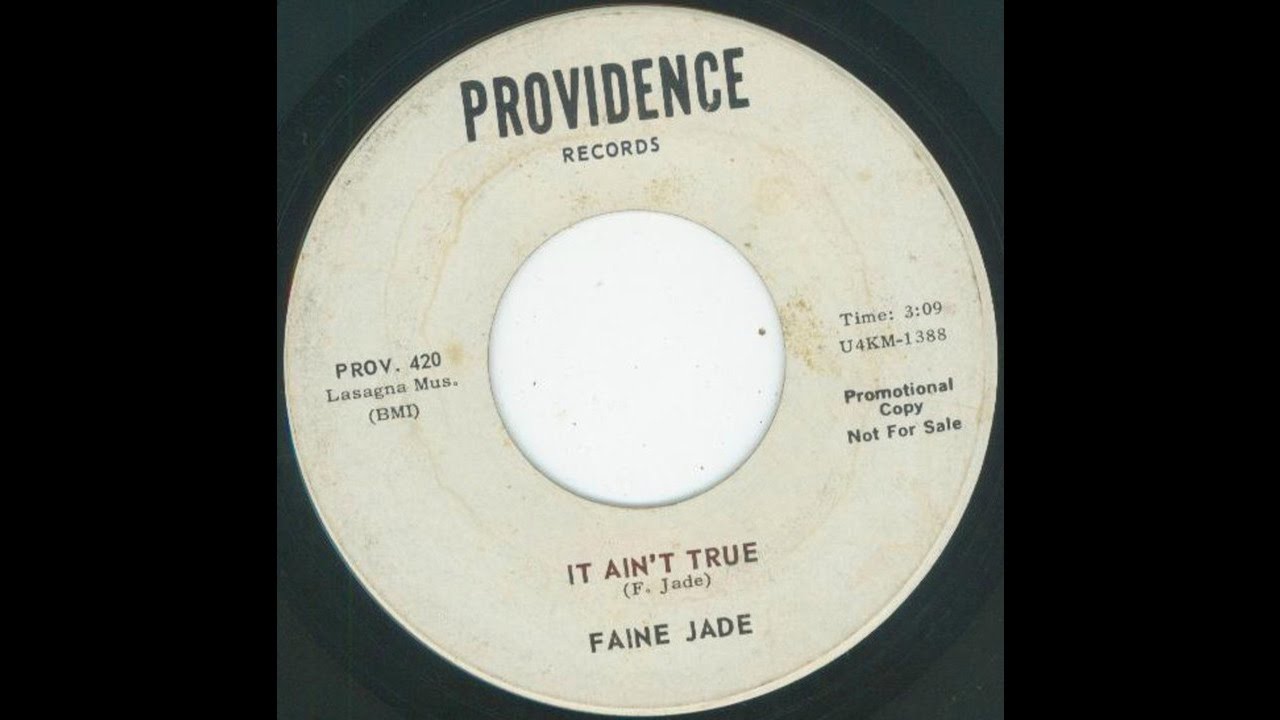 Faine Jade - It Aint True 1967 - YouTube