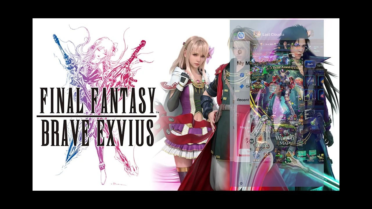 Final Fantasy Brave Exvius Global Edition Unit Showcase FFBE GL 2016 ...