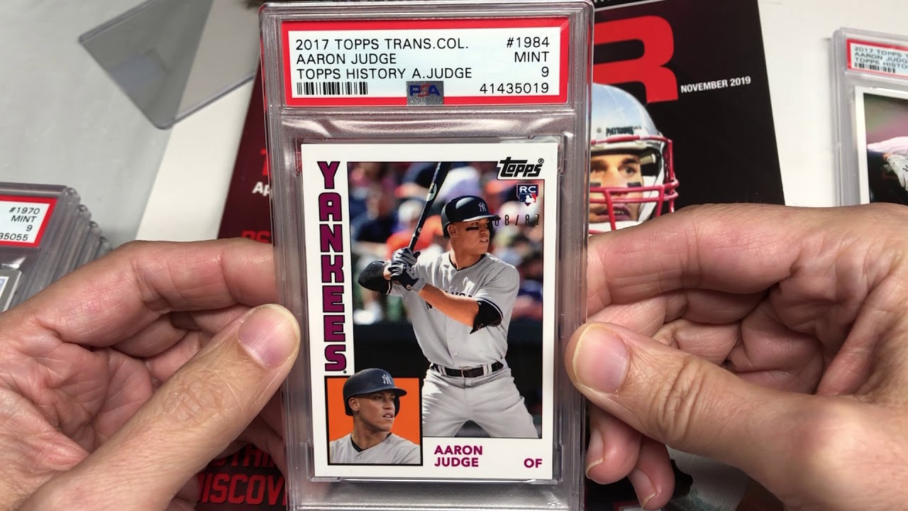 PSA Graded Card Reveals Topps Gallery 2019 and PSA Magazine - YouTube