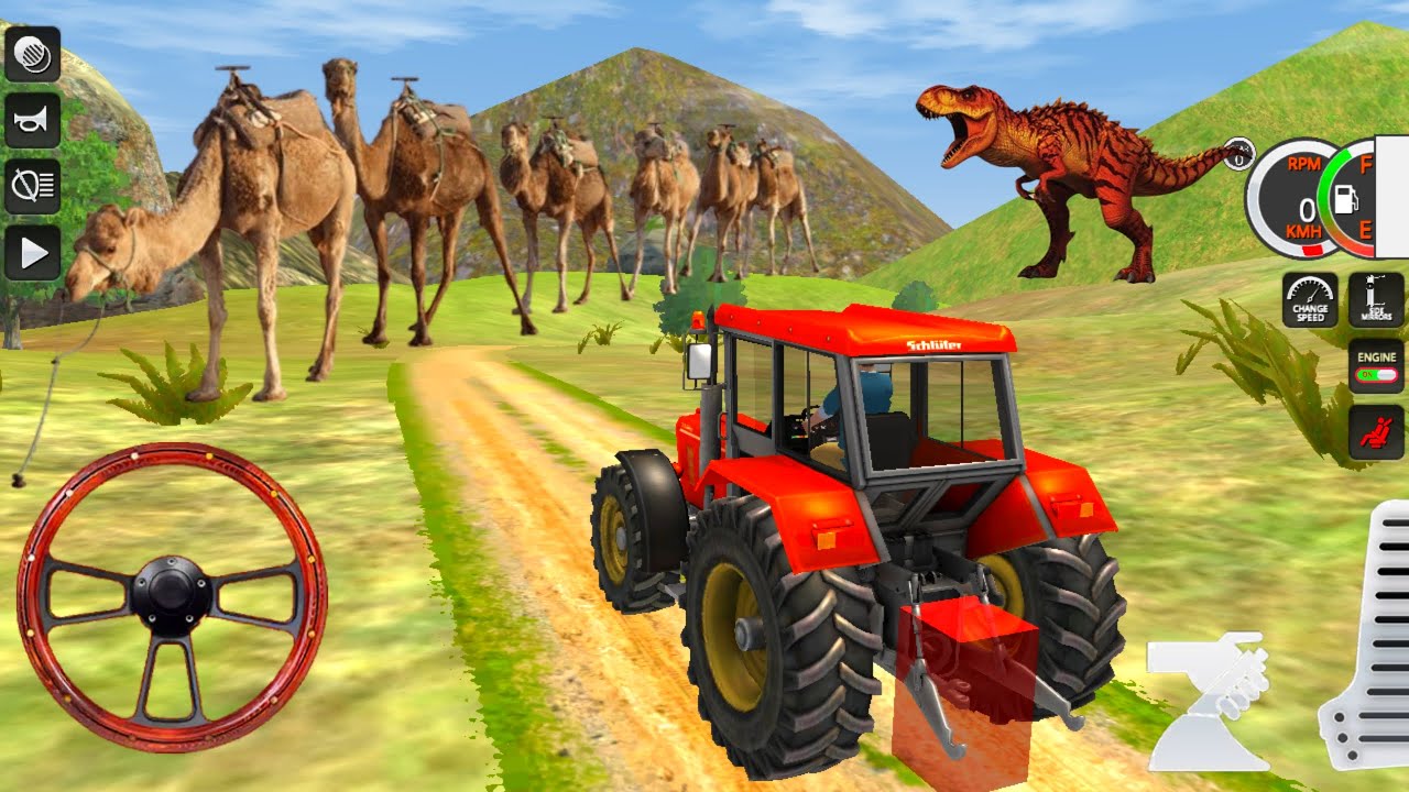 Real Tractor Trolley Cargo Farming Simulation Game - Indian Farming ...