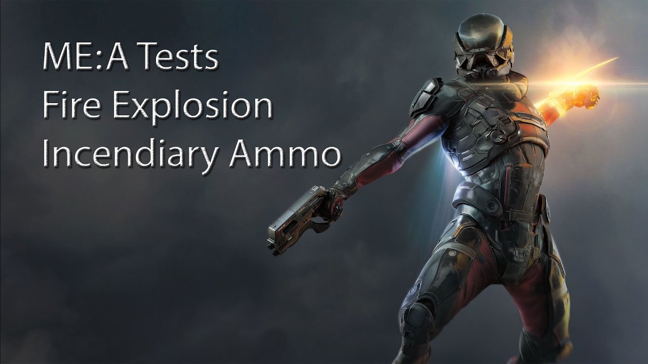 Fire Explosion with Incendiary Ammo - YouTube