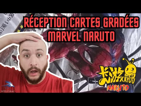 Receiving Graded Marvel and Naruto Kayou Cards