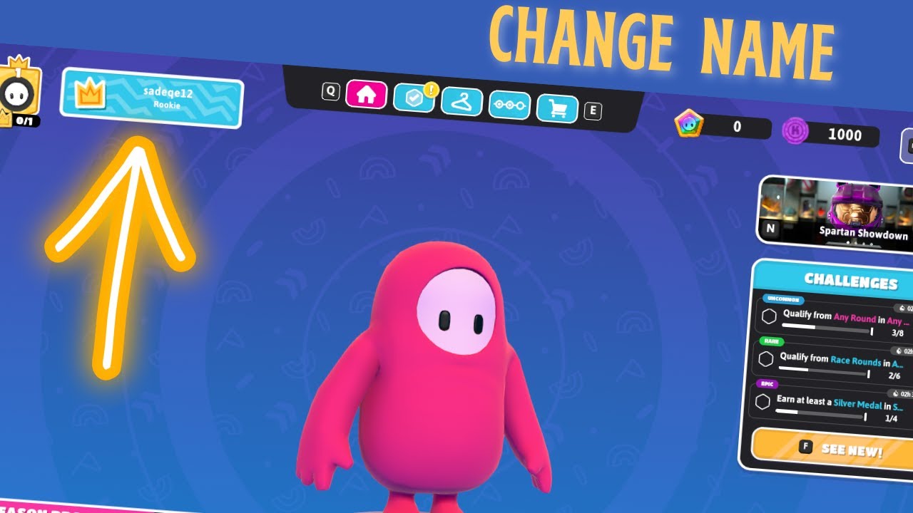 How to Change Name in Fall Guy 2023 | change your fall guy username ...