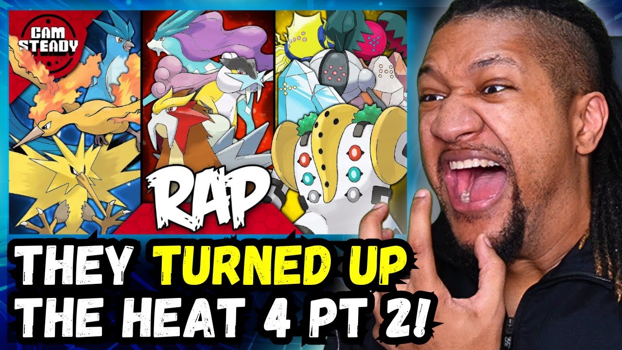 Reacting to Cam Steady - LEGENDARY POKEMON RAP CYPHER PART 2 - YouTube