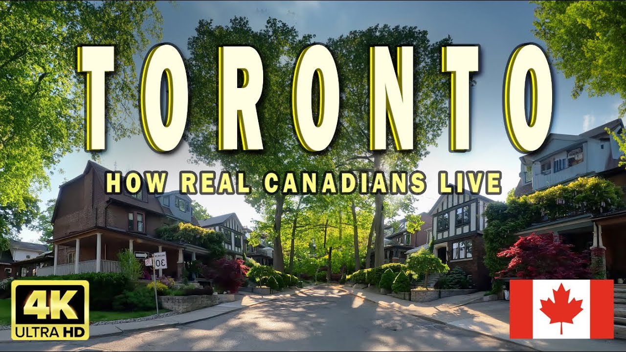 Canada,suburb of Toronto!How people live outside the city center ...