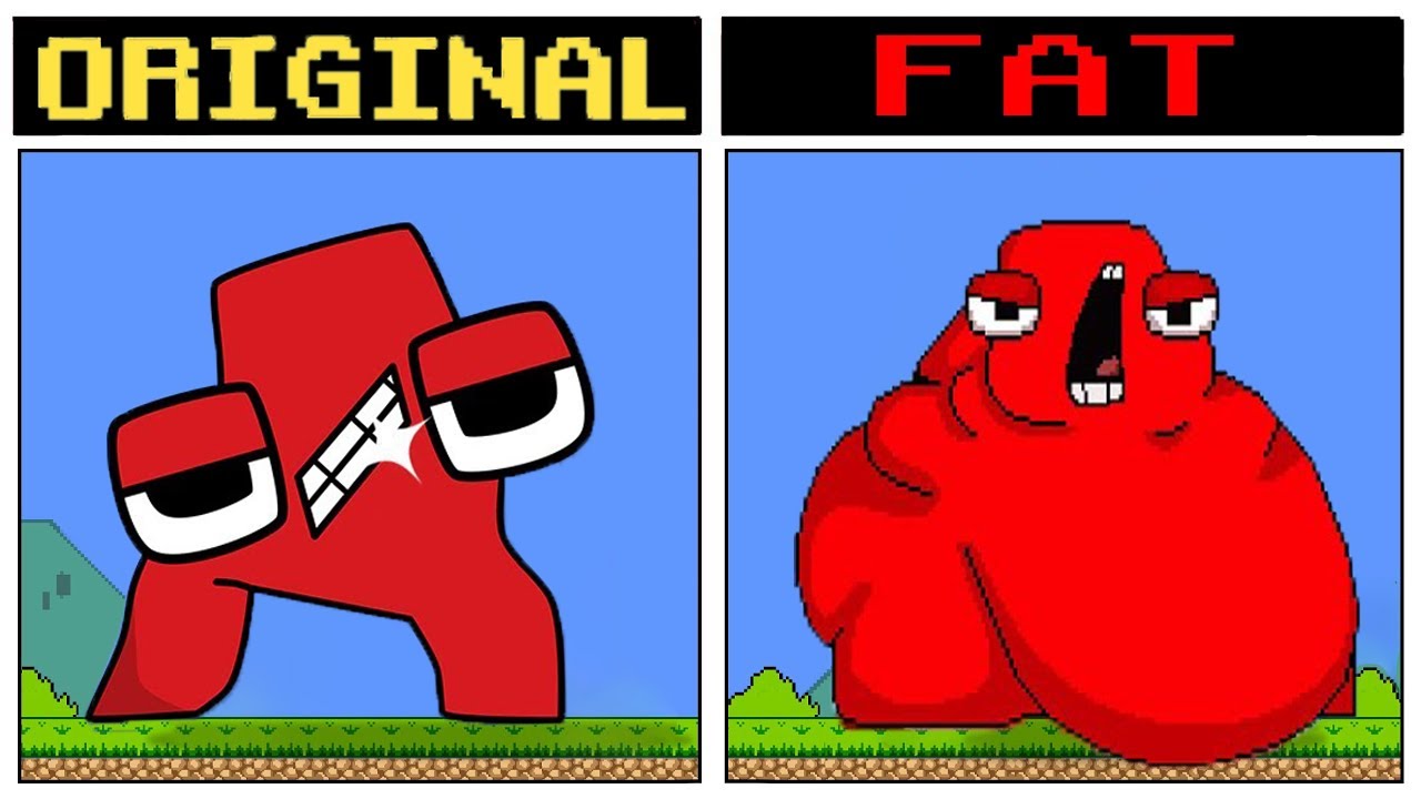 FAT vs ORIGINAL TRANSFORM | Alphabet Lore But Something is WEIRD | Game ...
