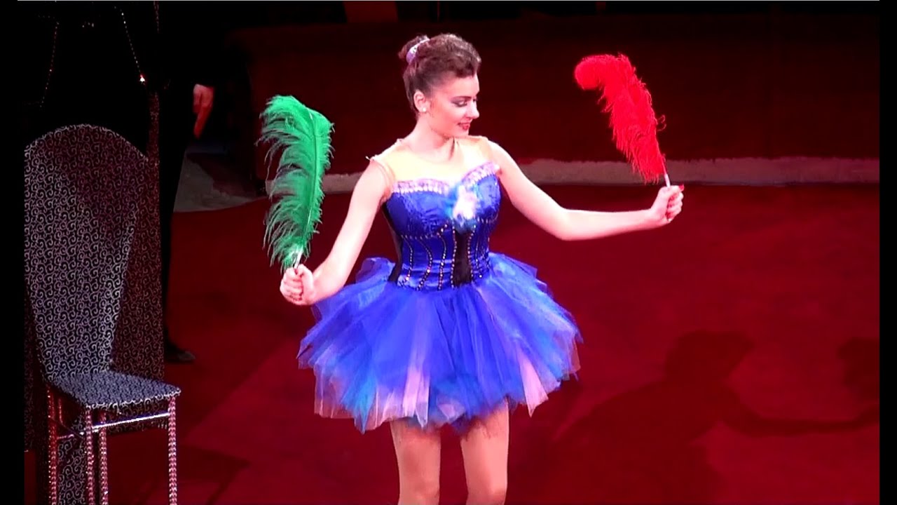 Circus. Performance. A Girl is magically dressing up. Bravo!!! - YouTube