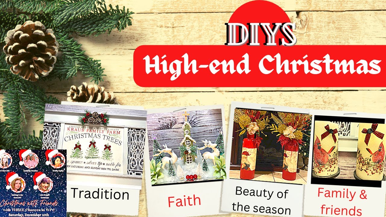 Wow! 😱 Must see HIGH END DIY decor,hacks for Christmas from theme song ...