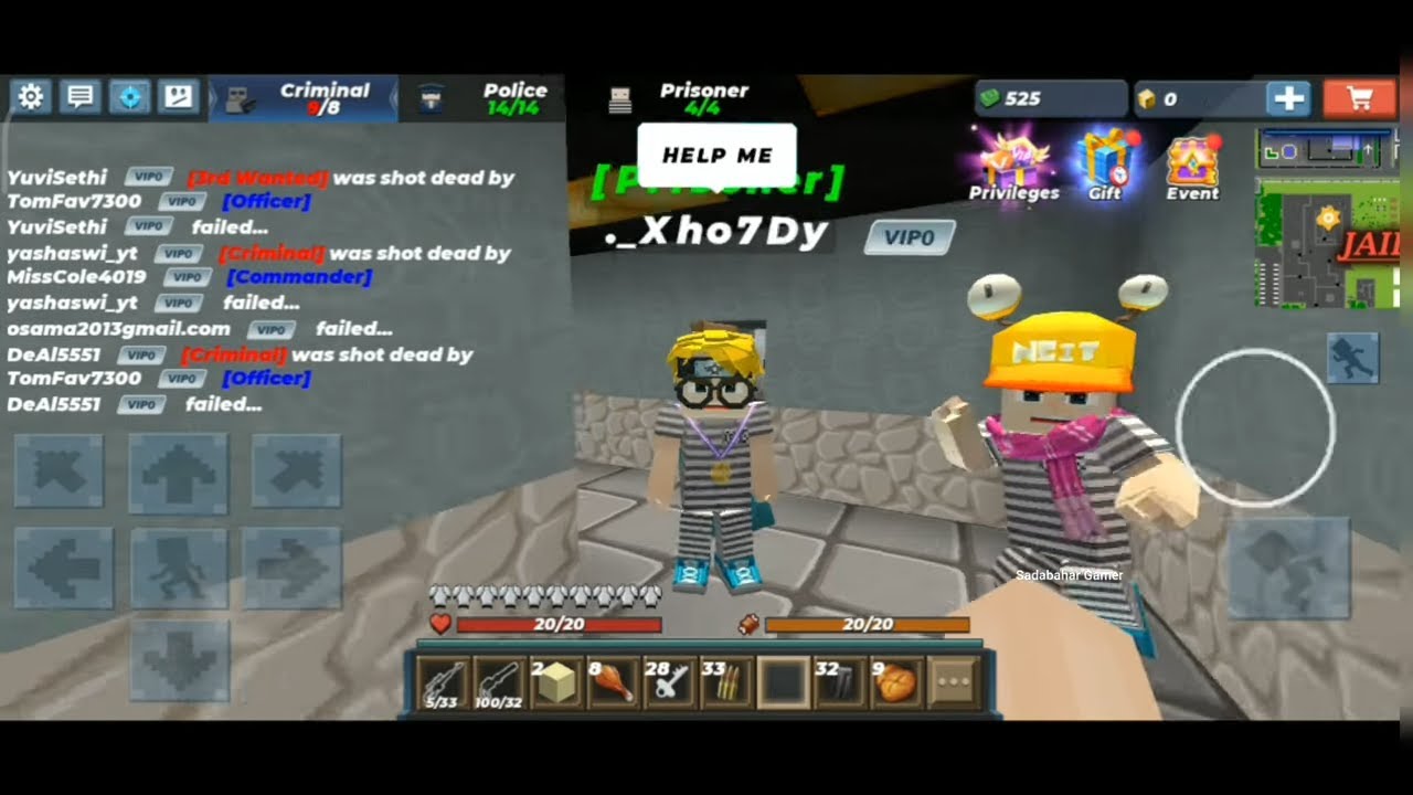 Blockman Go Jailbreak | Playthrough 01 | ft. Eqa Gamer - YouTube