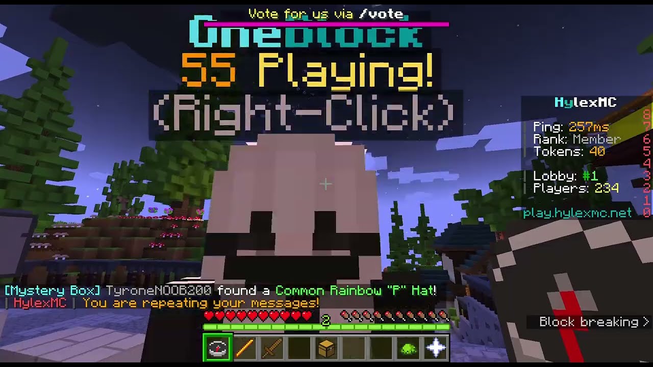 Playing Hylex MC Server on Minecraft! - YouTube