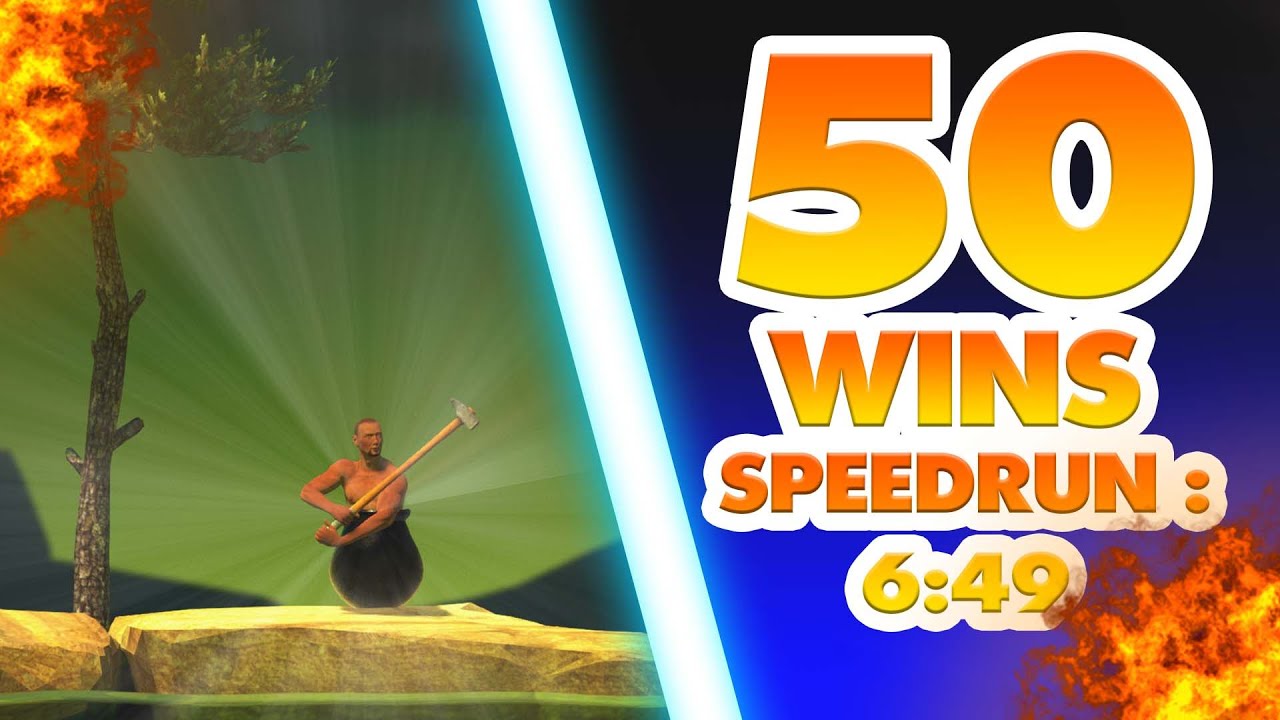 Getting Over It - J'AI FINI LE JEU 50 FOIS AVEC UN RECORD DE 6:49 ...