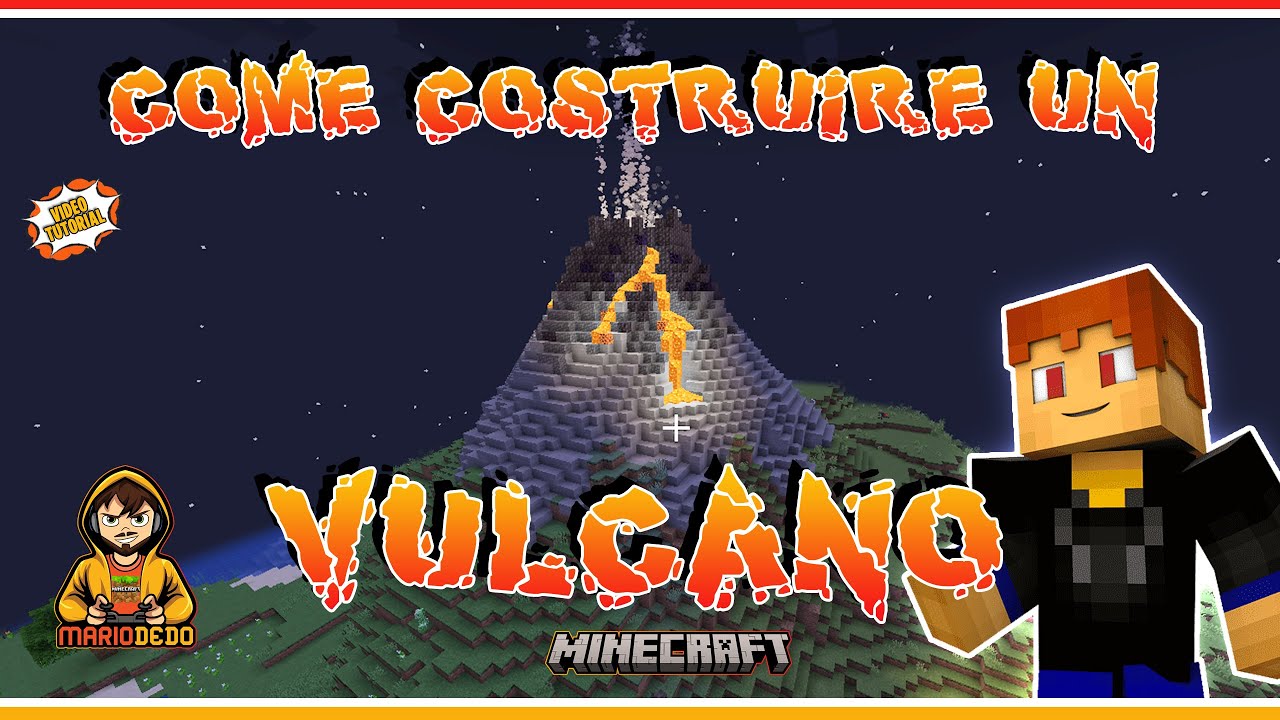 Come costruire un Vulcano su Minecraft - YouTube