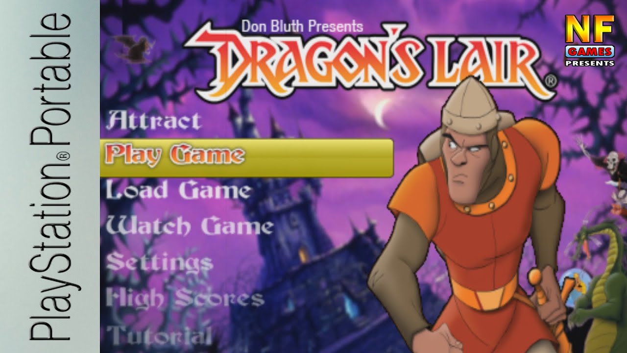 Dragon's Lair - Home Mode. Hard Mode. PSP [No Damage Walkthrough ...