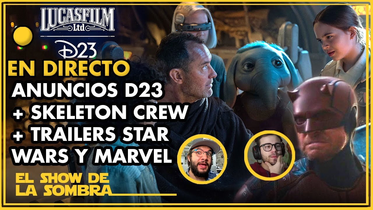 ¡TODOS los Anuncios de la D23 de Star Wars y Marvel! Trailers Skeleton ...