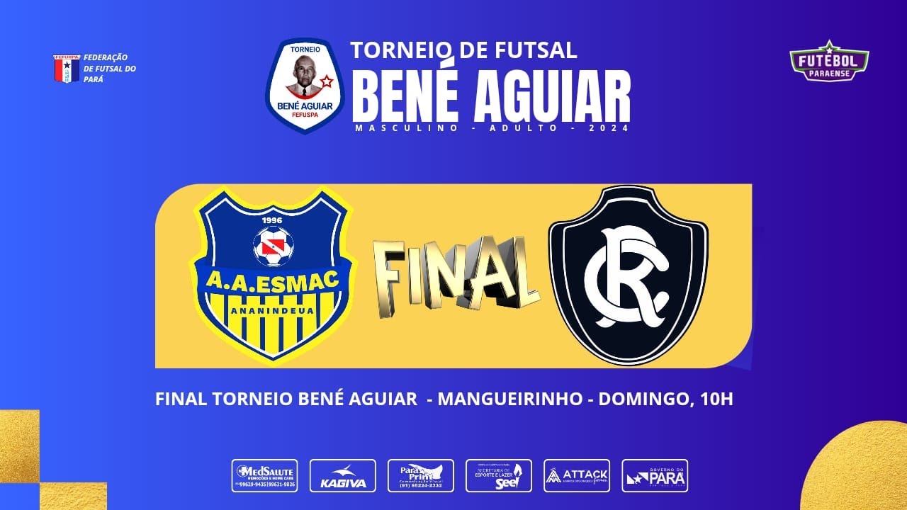 ESMAC X REMO | Grande Final | Torneio Bené Aguiar 2024 - FEFUSPA - YouTube