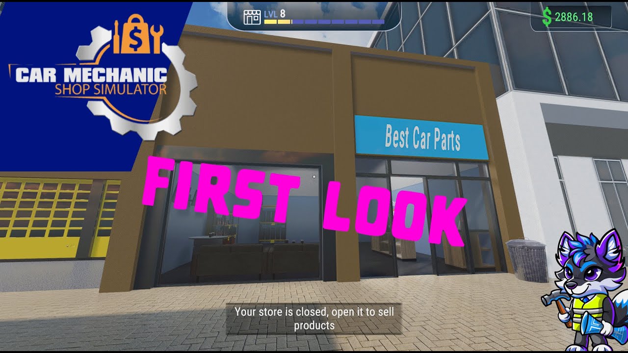 Car Mechanic Shop Simulator Demo - FIRST LOOK! Running an Auto Parts ...