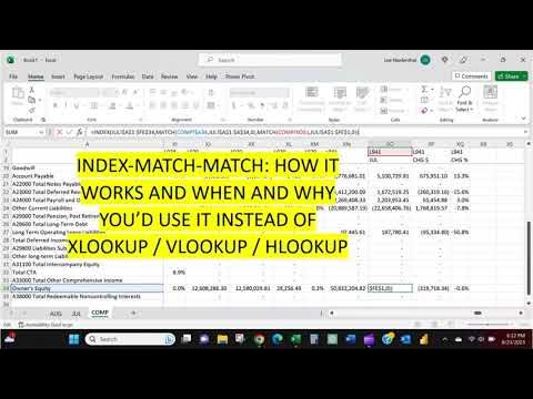 INDEX-MATCH-MATCH: how and when to use instead of VLOOKUP - YouTube