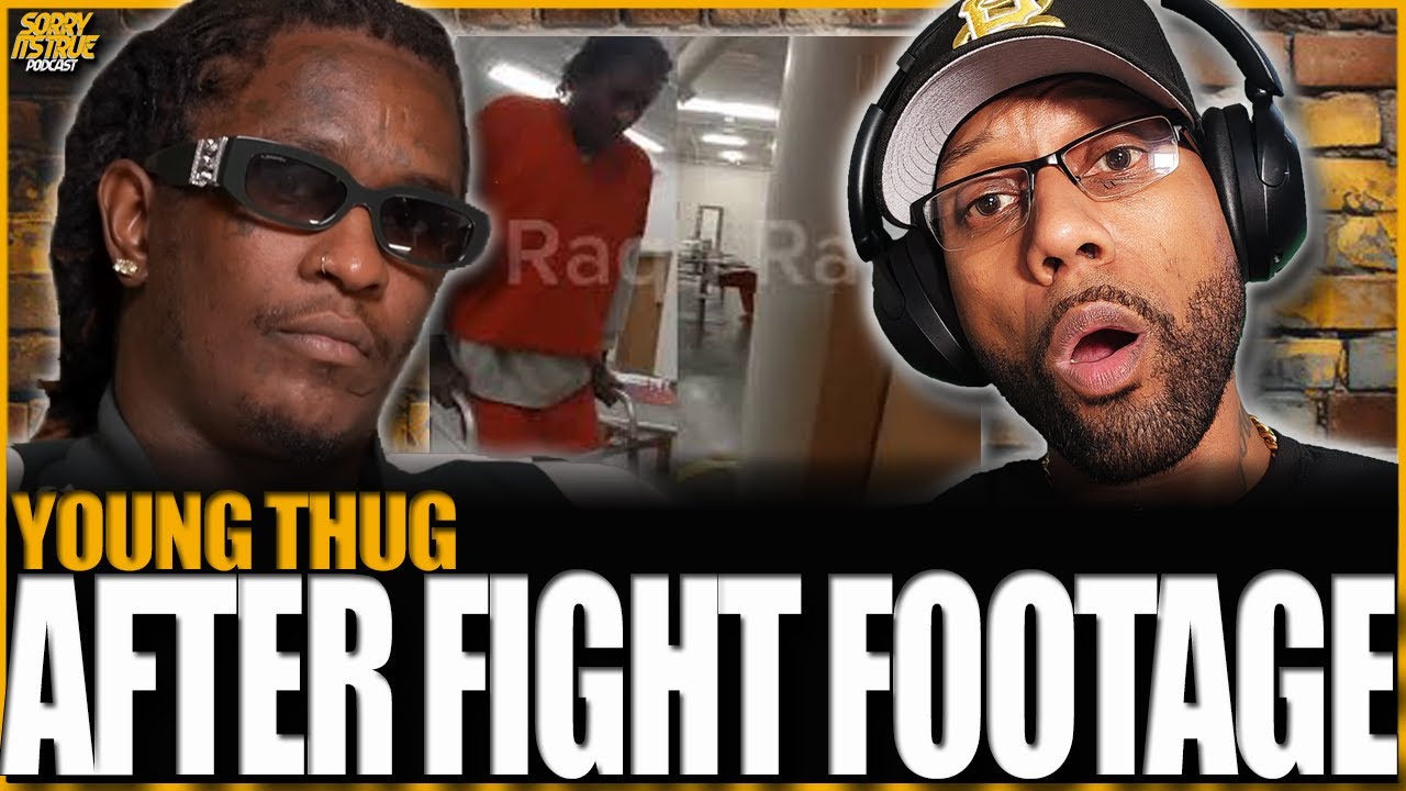 YOUNG THUG FOOTAGE RELEASED FROM JAIL AFTER FIGHT - YouTube