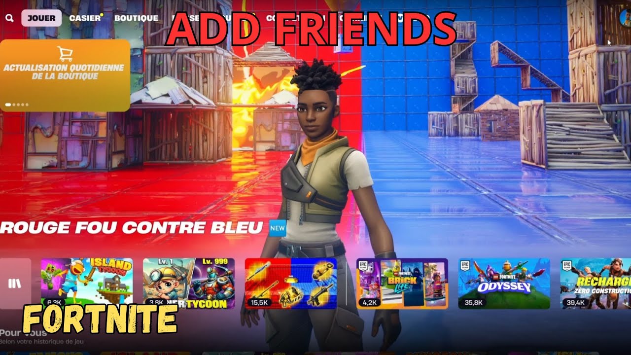 TUTORIAL How to add your friends on fortnite? Add friends fortnite ...