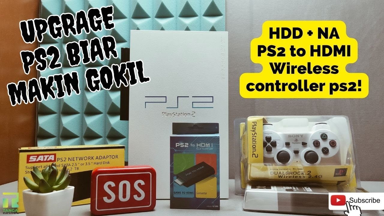 UPGRADE PS2 BIAR MAKIN CANGGIH & KEREN - HDD internal & NA, PS2 to HDMI ...
