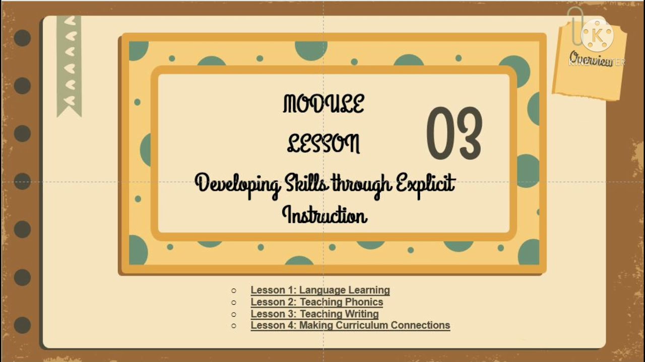 EARLY LANGUAGE LITERACY AND NUMERACY ELLN MODULE 3 LESSON 3 YouTube EARLY LANGUAGE LITERACY AND NUMERACY ELLN MODULE 3 LESSON 3 YouTube