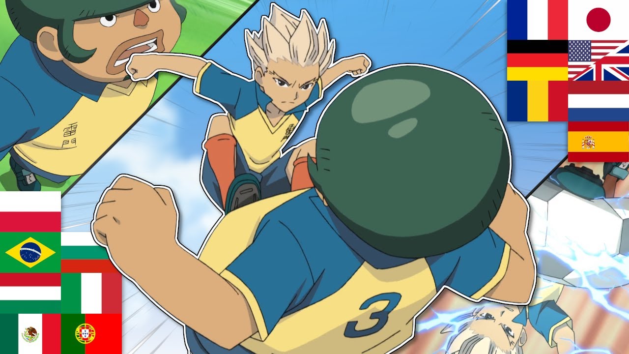 Inazuma Drop/Otoshi in 14 Dubs! | Inazuma Eleven Multilanguage - YouTube