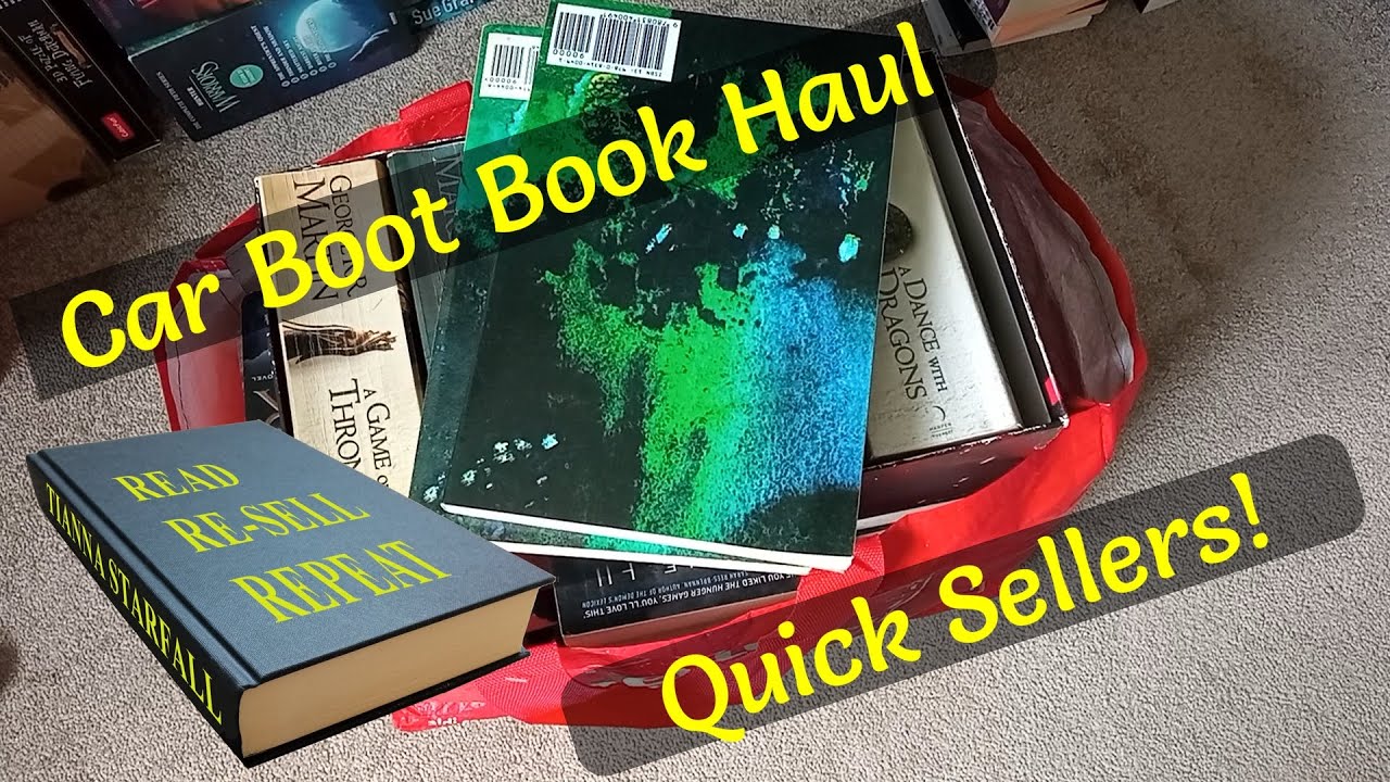 Car Boot Book Haul - Some Quick Sellers - YouTube