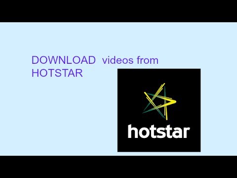 how to download videos from HOTSTAR using this app