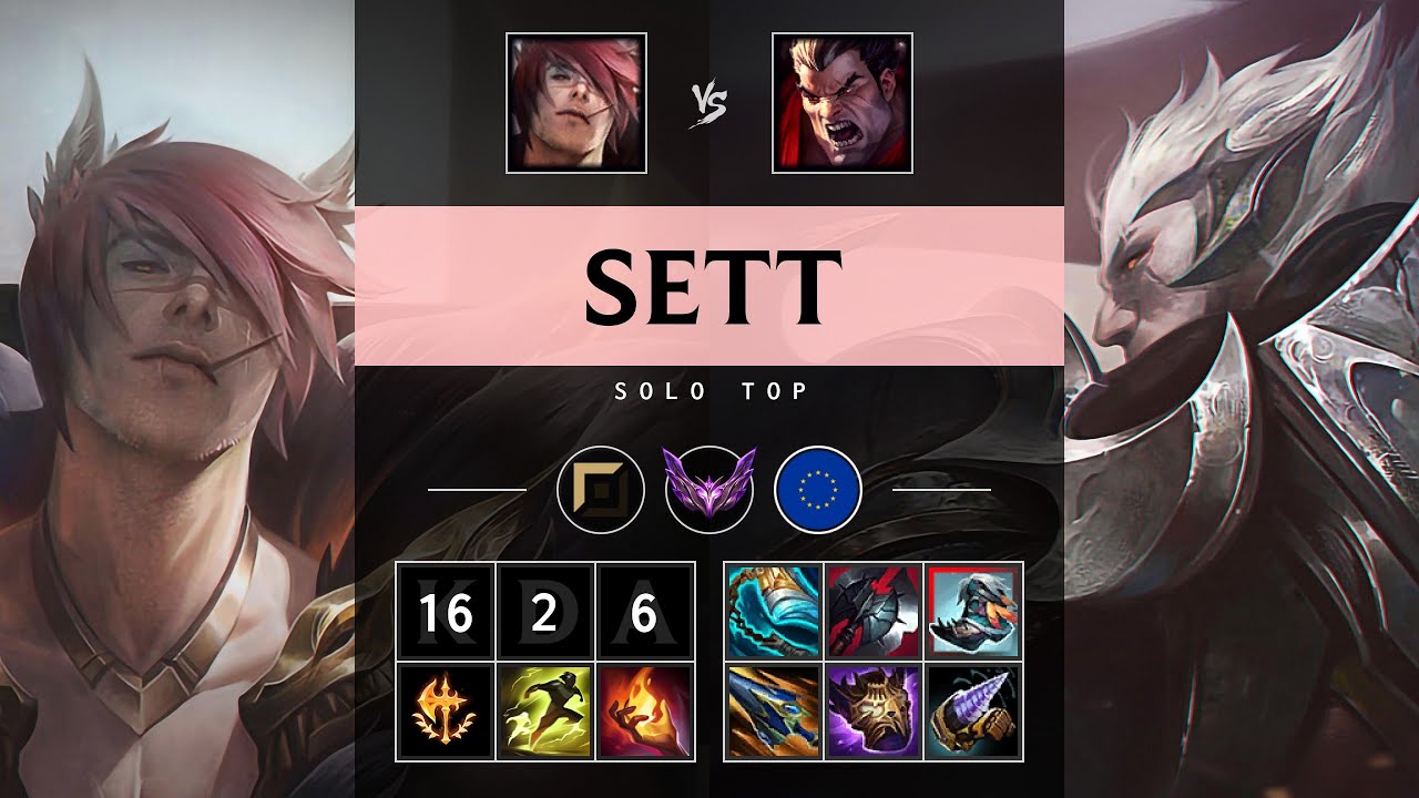 Sett Top vs Darius: Legendary - EUW Master Patch 25.S1.2 - YouTube